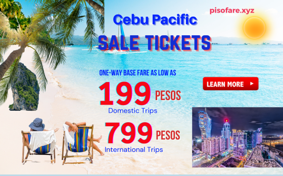 Cebu Pacific Promo Deals 2024 – PISO FARE 2025 to 2026, AIRLINE SEAT ...